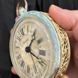 Bulova | Other | Bulova Vintage Mini Standing Clock | Poshmark